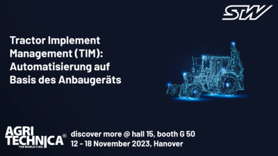 Tractor Implement Management (TIM): Automatisierung auf Basis des ...