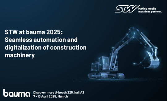 STW at bauma 2025: Seamless automation and digitalization of construction machinery | STW