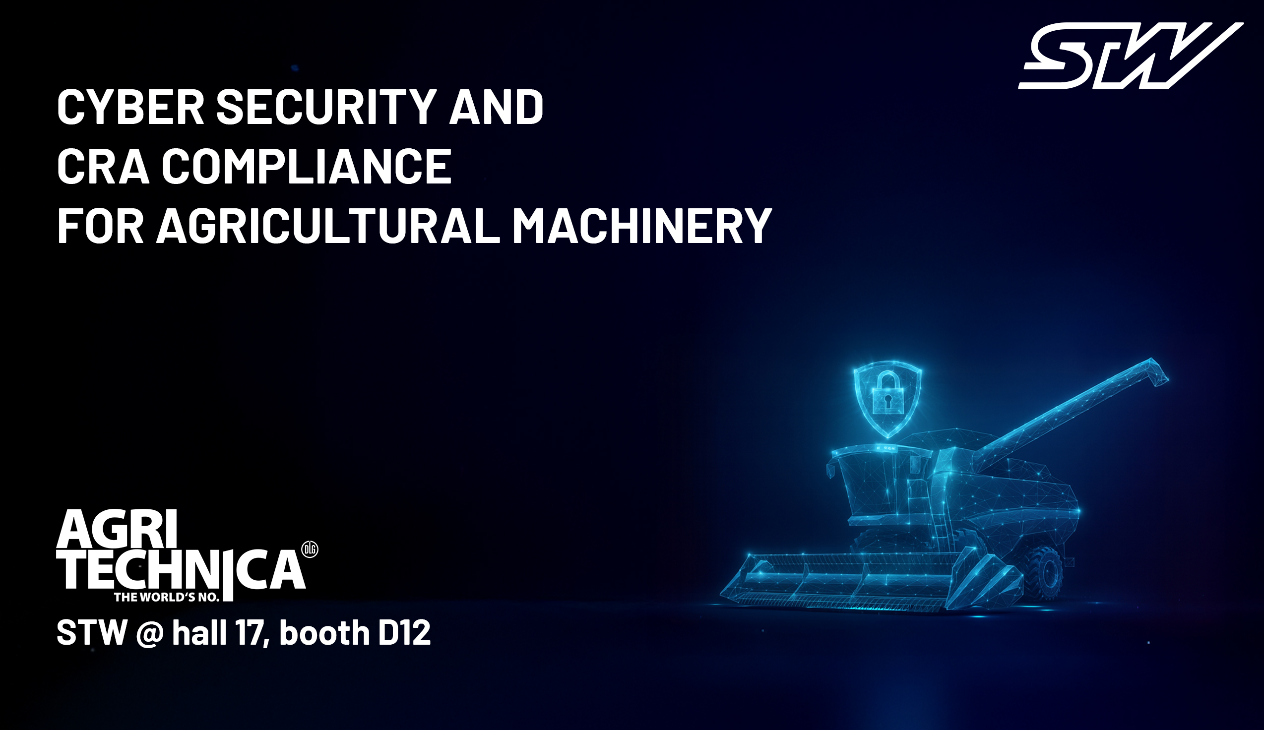 Cyber security and CRA compliance for agricultural machinery | STW